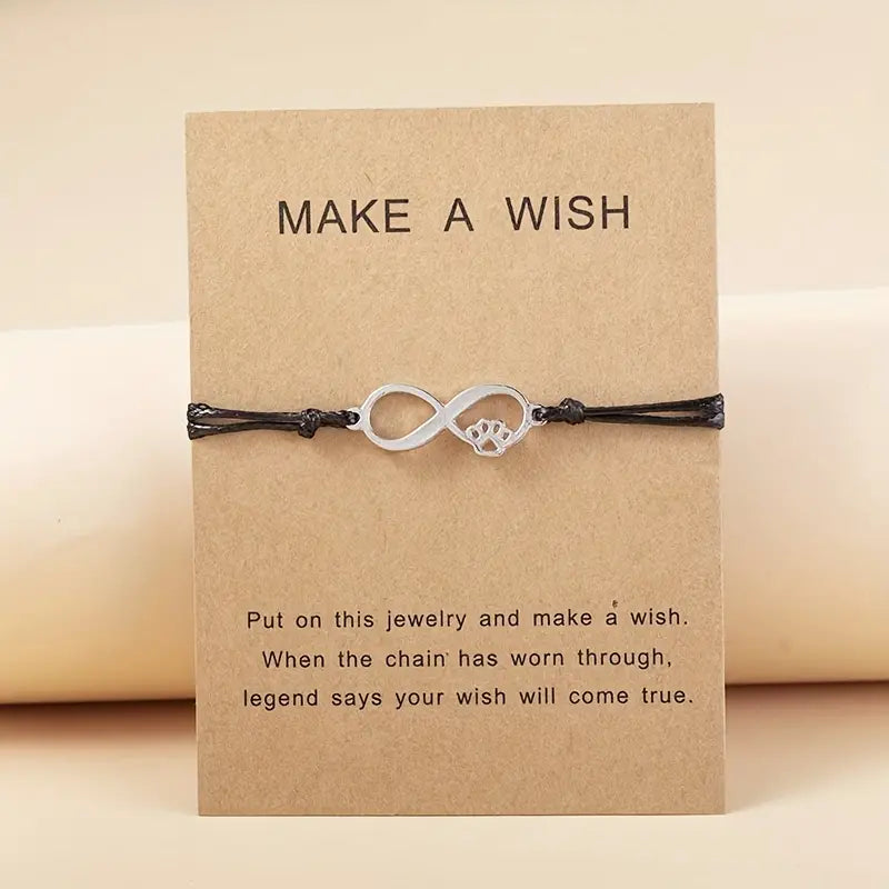 Bracelet - Infinite & Dog Paw - 1 pc – Something From GiGi